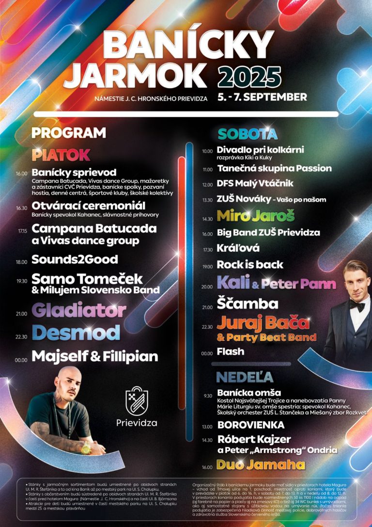 Prehľad festivalov 2025 - Festíky SK